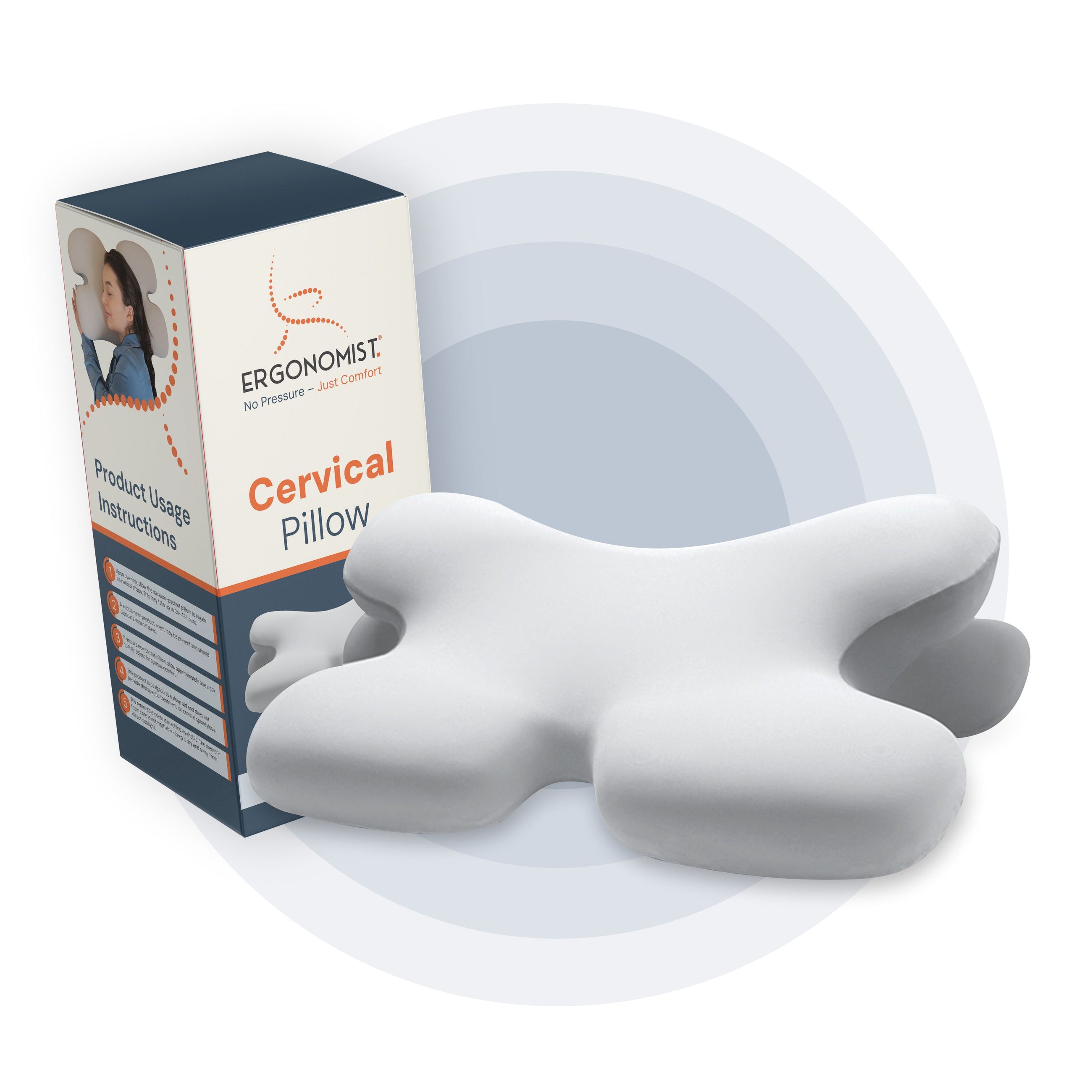 Butterfly Memory Foam Cervical Pillow