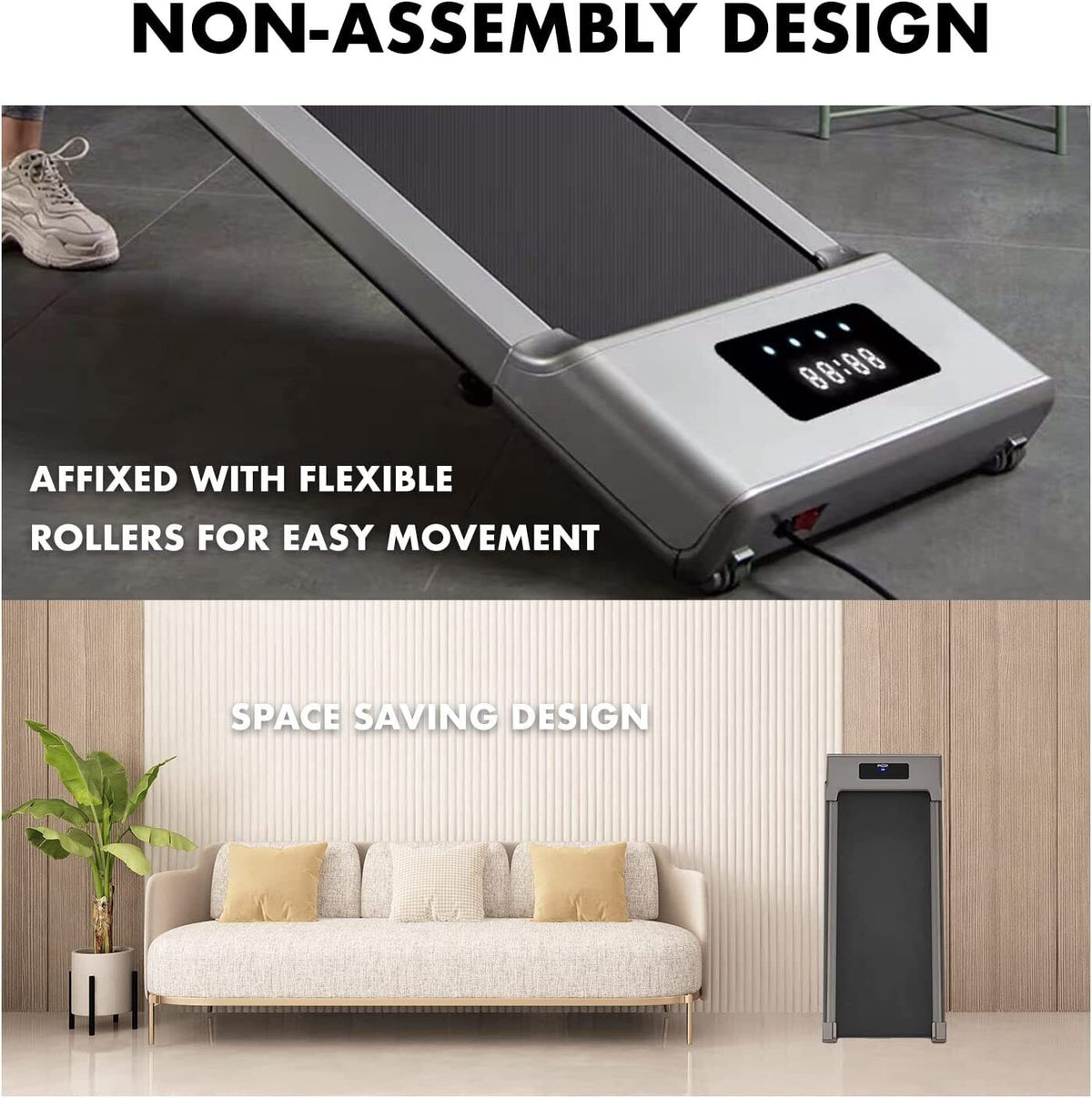 Treadmill Pad Running/Walking Under Desk Exercise Machine